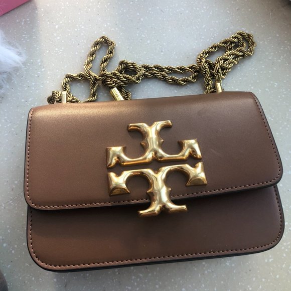 Tory Burch | Bags | Tory Burch Eleanor Brown Chain Bag | Poshmark
